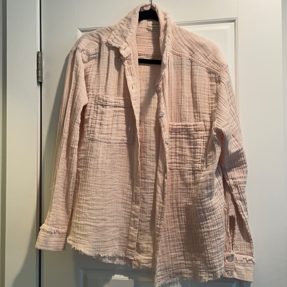 Light Pink, Blush Button Down Shirt. Urban Outfitters - Gem